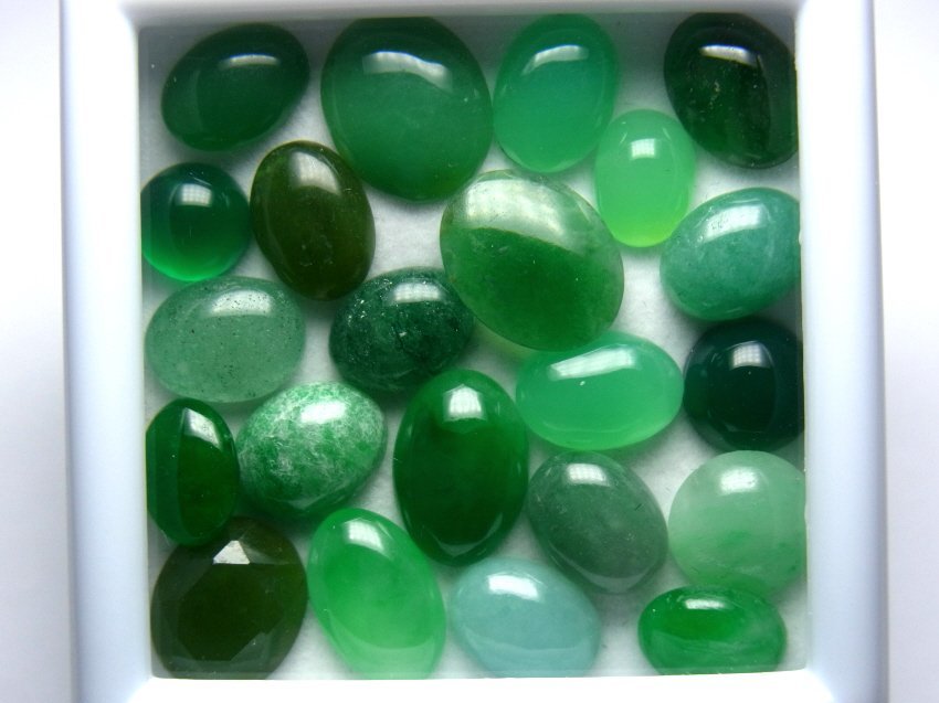 Yahoo!オークション - [Shimoe]最落無し 1円～合計27．7ct 緑色...