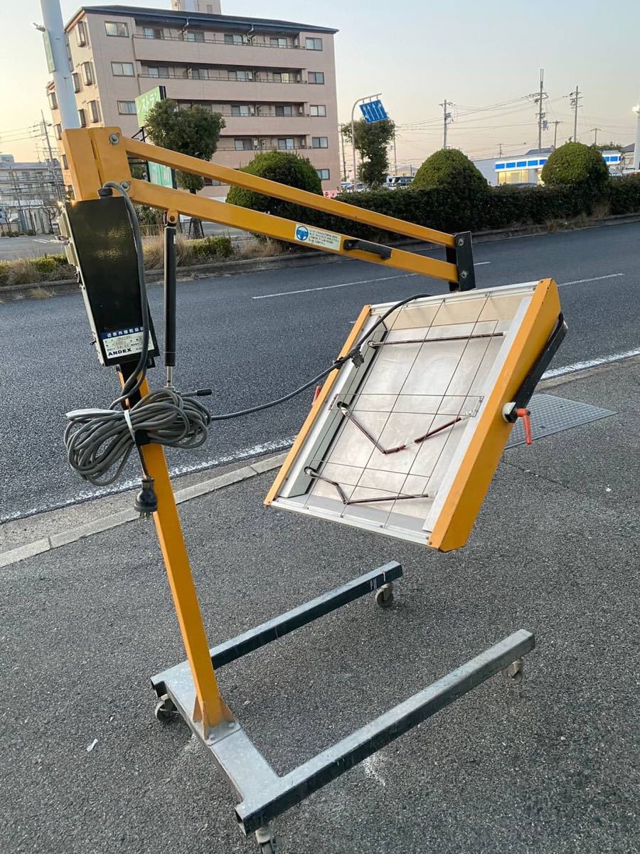 Yahoo!オークション - B8373 アンデックス ANDEX 3灯式赤外線ヒーター...