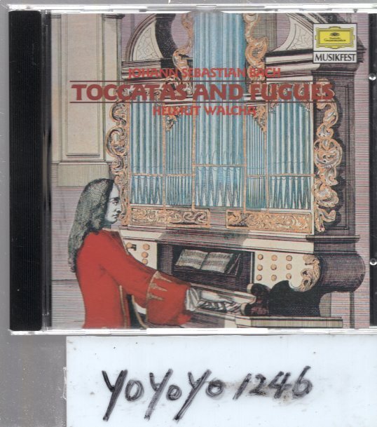 Yahoo!オークション - a868 旧西独プレス J・S・バッハ トッカータとフ...