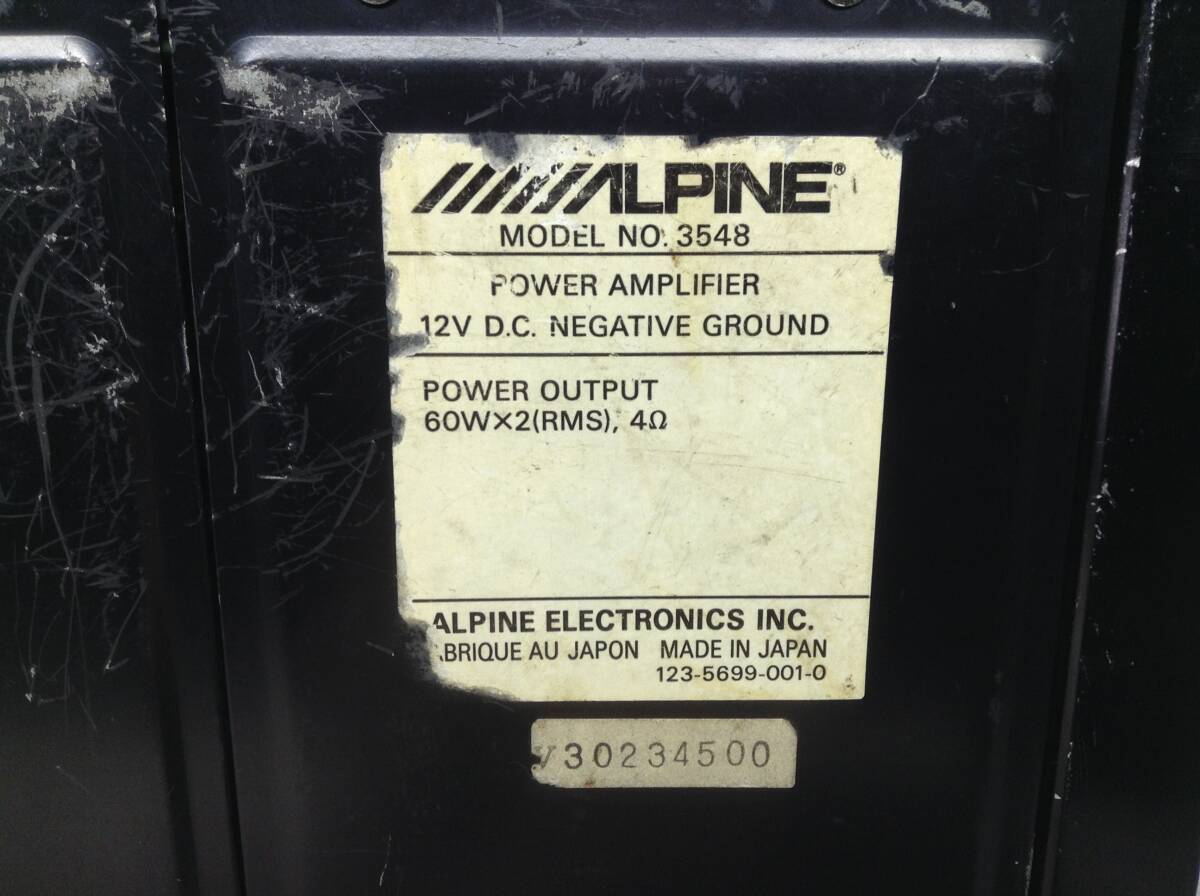 Yahoo!オークション - S-2443 ALPINE 3548 2ch アンプ