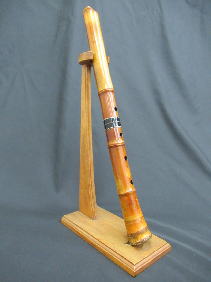 在銘 玉水 二印 琴古流 尺八 銀三線 一尺八寸 約54.5cm 約412g(本体)｜売買されたオークション情報、yahooの商品情報をアーカイブ公開 - オークファン（aucfan.com）