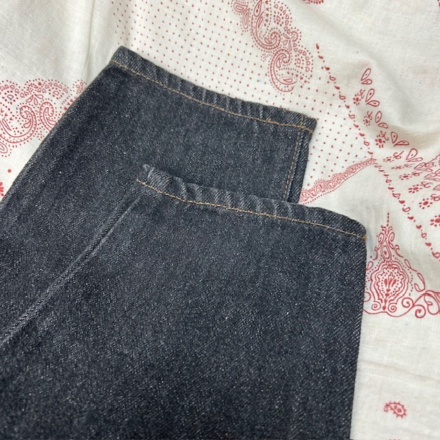 deadstock 80s~90s Wrangler 先染め ブラックデニムパンツ 28 deadstock 80s~90s Wrangler 先染め ブラックデニムパンツ 28