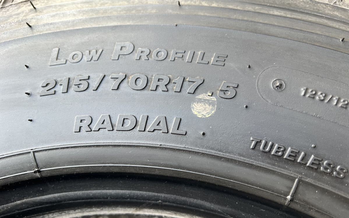 Yahoo!オークション - BS R170 215/70R17.5 123/121J イボ付き 2011年...