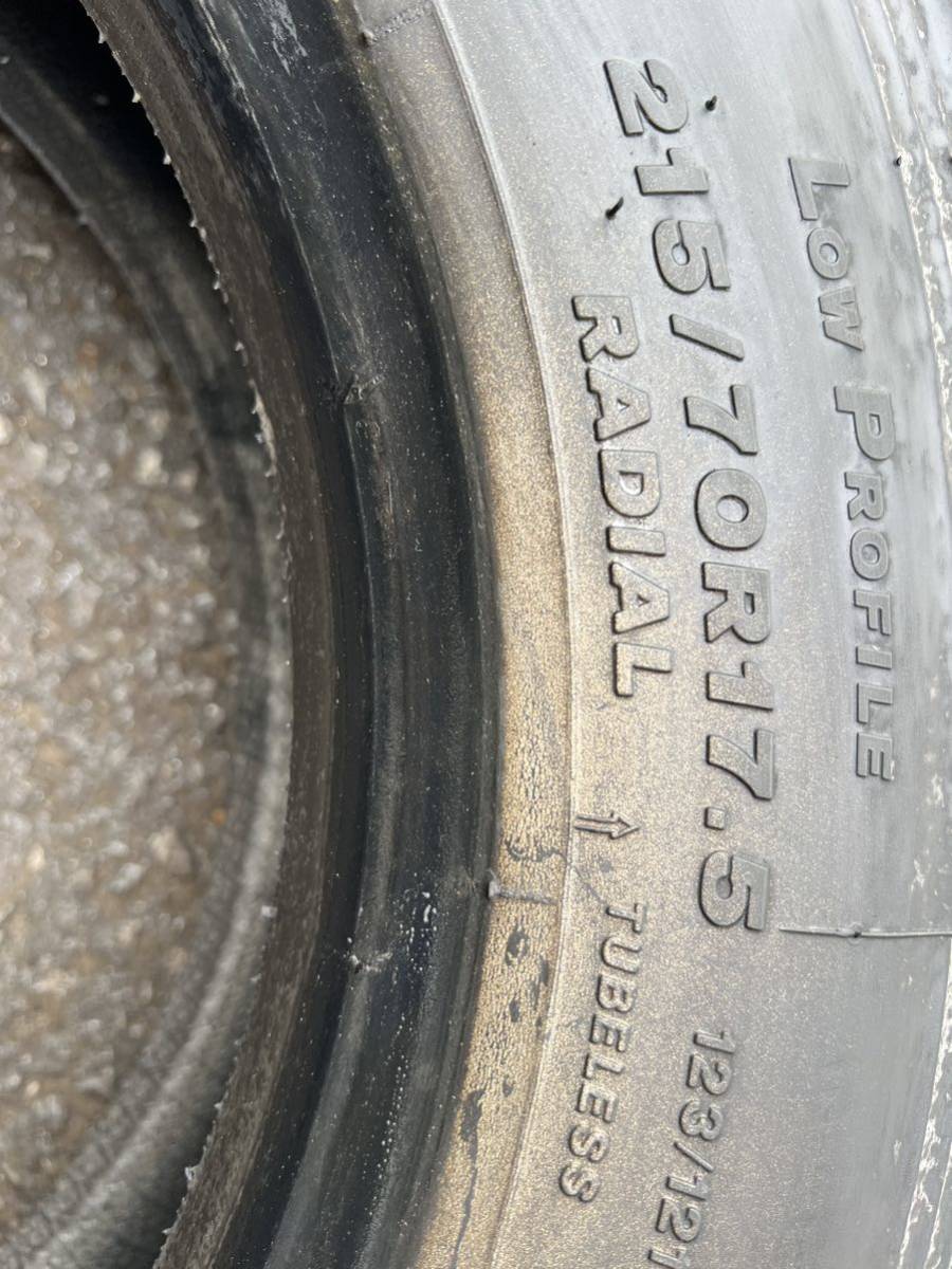 Yahoo!オークション - 215/70R17.5 123/121J ブリジット W970 トラック...