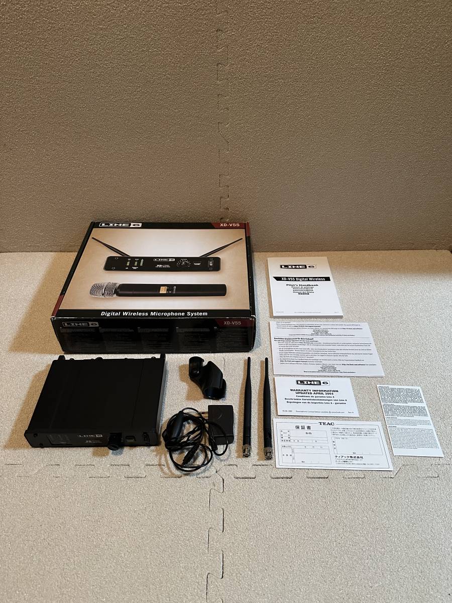 Yahoo!オークション - LINE6 ライン6 XD-V55 ワイヤレスシステム 動作...