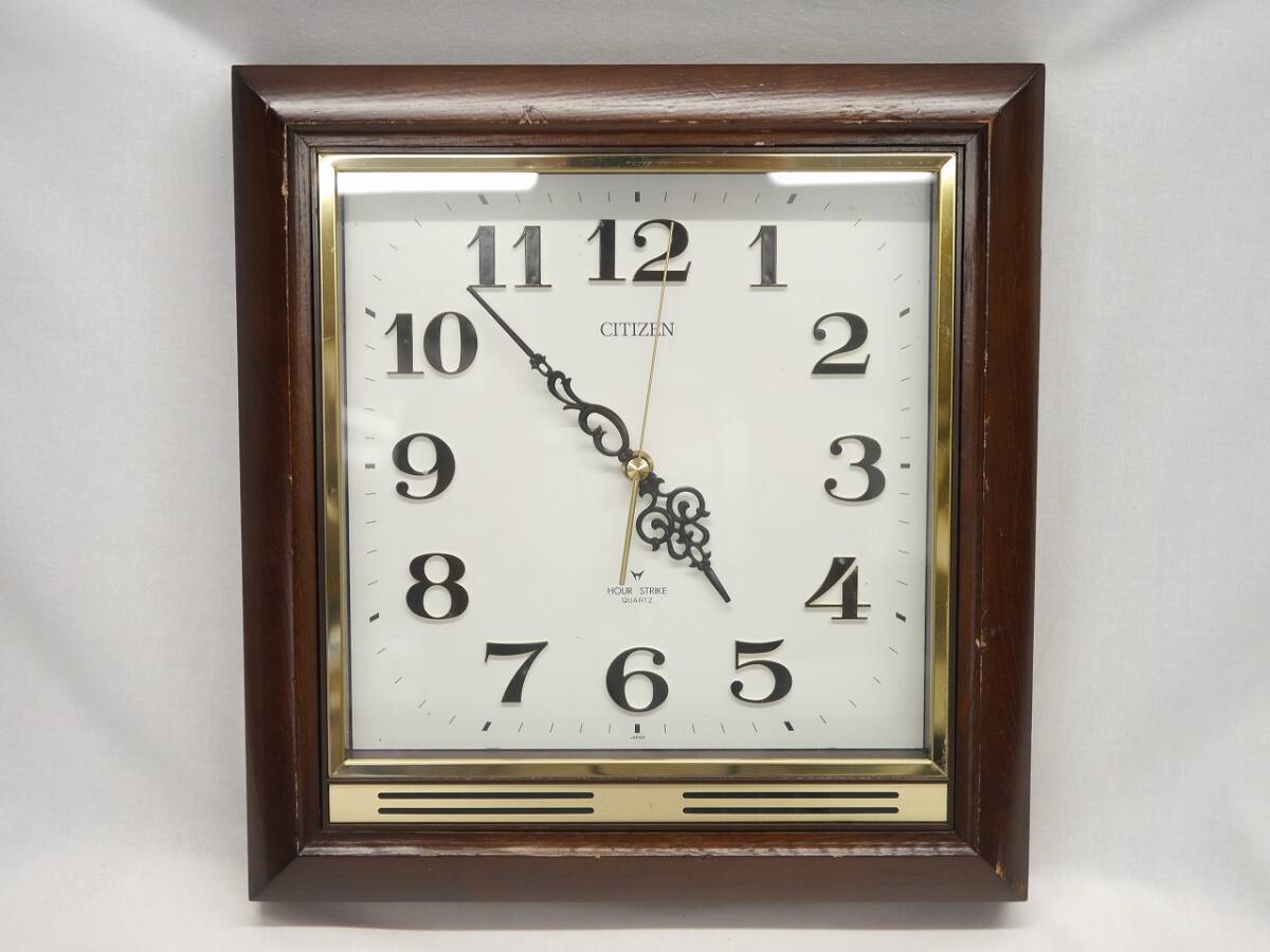 Yahoo!オークション - 日本製 CITIZEN QUARTZ HOUR STRIKE リズム時計...