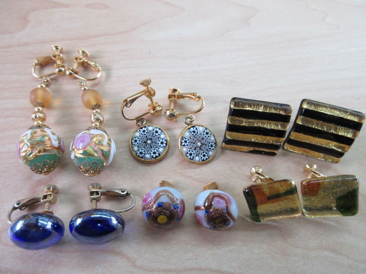 Yahoo!オークション - a58ヴィンテージ ビンテージ イヤリング 両耳揃...