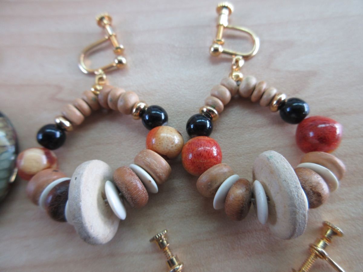 Yahoo!オークション - a67 ヴィンテージ ビンテージ イヤリング 両耳揃...