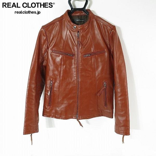 Yahoo!オークション - HARUF/ハルフ レザージャケット 牛革 カウレザ...