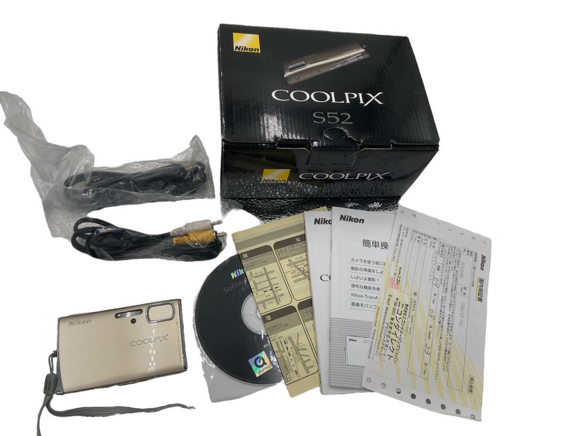 Yahoo!オークション - Nikon ニコン COOLPIX S52 デジタルカメラ/コン...