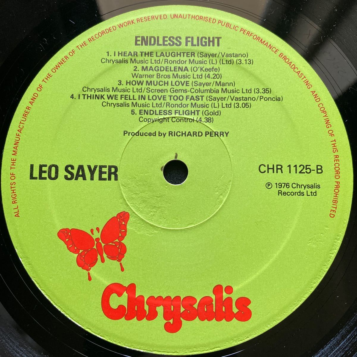 Yahoo!オークション - LP LEO SAYER / ENDLESS FLIGHT