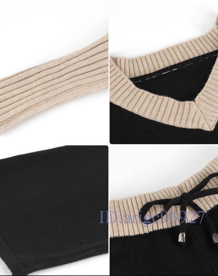 Yahoo!オークション - T345 新品レディース 上下 ニット セーター ニッ...