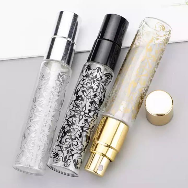 Yahoo!オークション - 新品 10ml 3本セット花柄上品 お洒落なアトマイ...