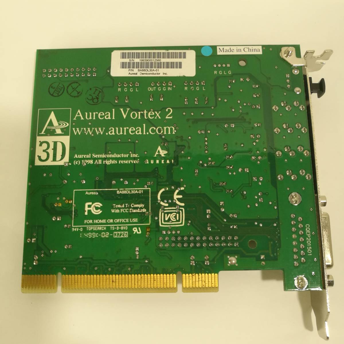 Yahoo!オークション - [G0615]古い サウンドカード Aureal Vortex 2 BU...