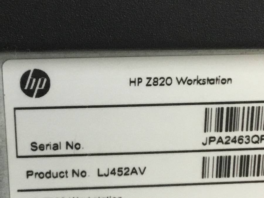 hp Z820 Workstation - 2x Xeon E5-2640 2.50GHz 32GB 現状品 TB(パソコン単体)｜売買されたオークション情報、yahooの商品情報をアーカイブ ...