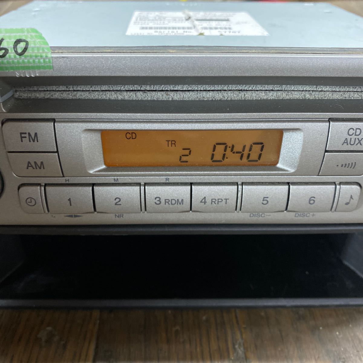 Yahoo!オークション - AV2-260 激安 カーステレオ CDプレーヤー HONDA ...