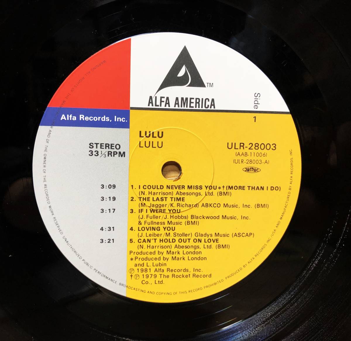 Yahoo!オークション - 2-LP【07986】-【国内盤ジャンク】LULU ST思い...