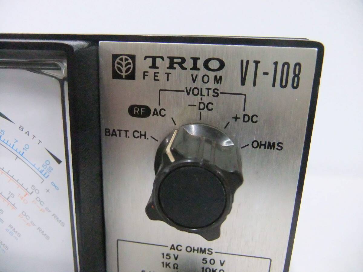 日本代購代標第一品牌【樂淘letao】－トリオの測定器FETボルト/オームメーターVT－108です。動作未確認につきジャンク扱いです。
