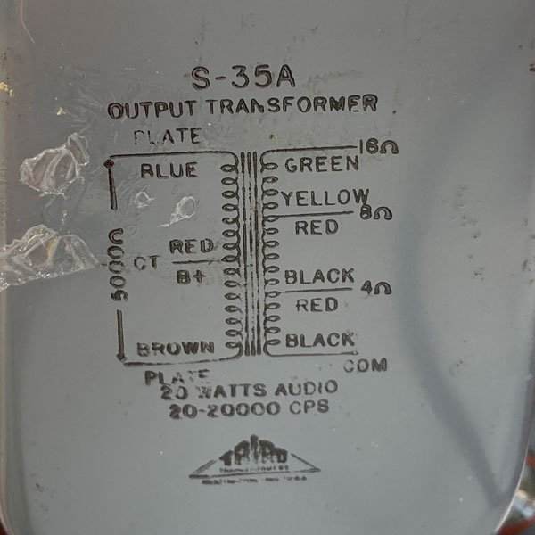 Yahoo!オークション - TRIAD S-35A 出力トランス OUTPUT TRANSFORMER 2...