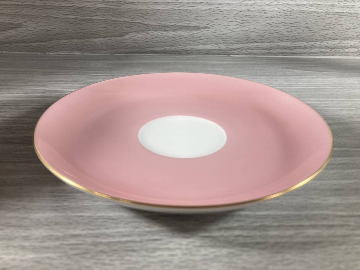 日本代購代標第一品牌【樂淘letao】－[2-45] OKURA CHINA.INC. オークラ陶器 大倉陶園 コーヒーカップ ソーサー ピンク 元箱有り