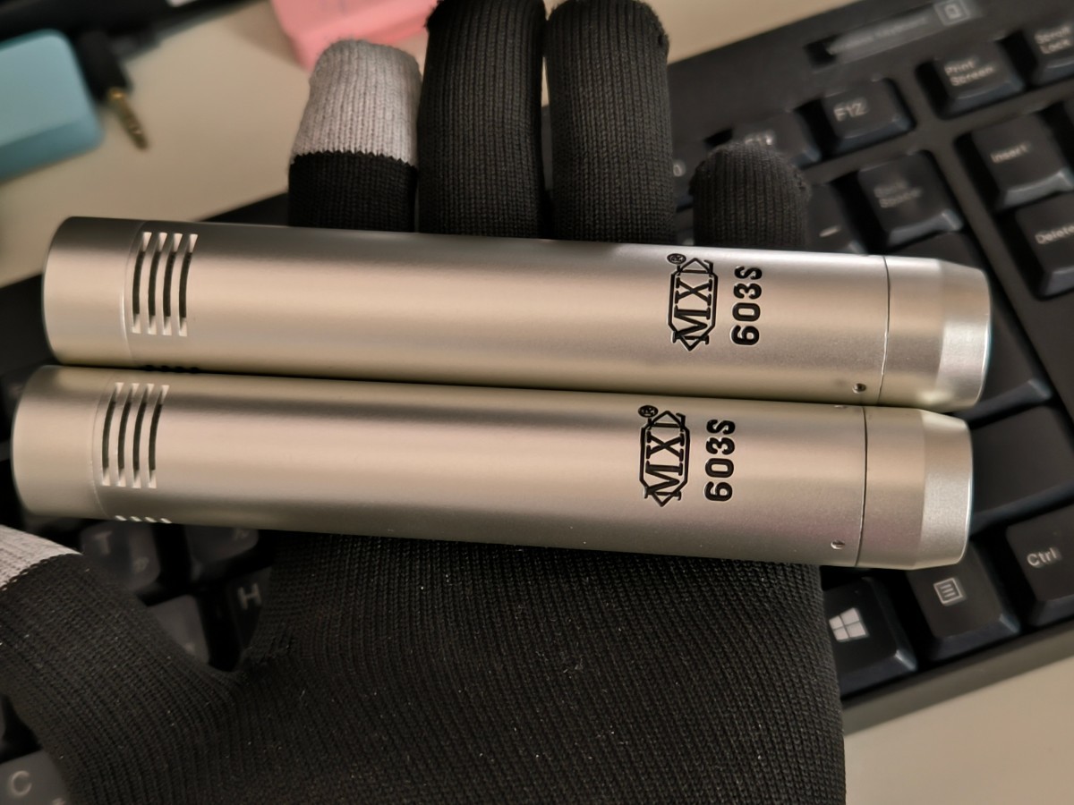 Yahoo!オークション - MXL 603s pairコンデンサーマイク