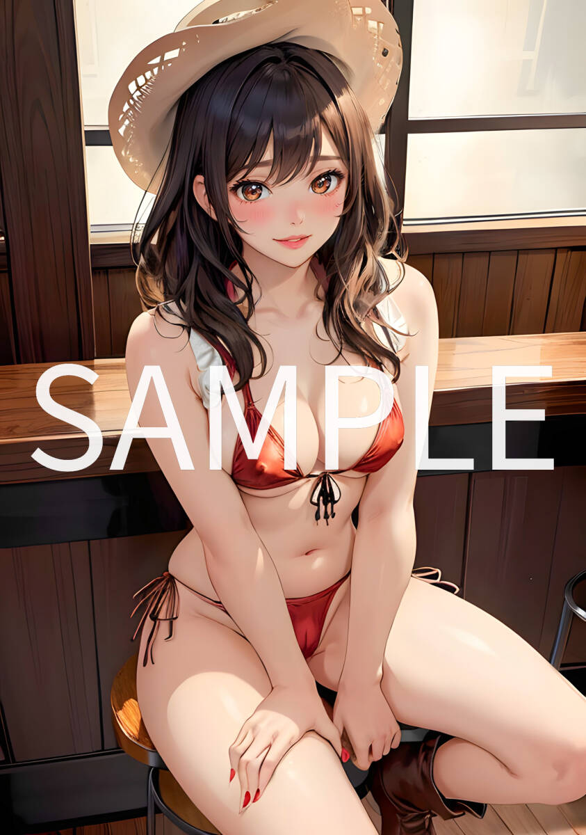 Yahoo!オークション - No.2-2533【全て1点もの】『A4サイズ 美女ポスタ...