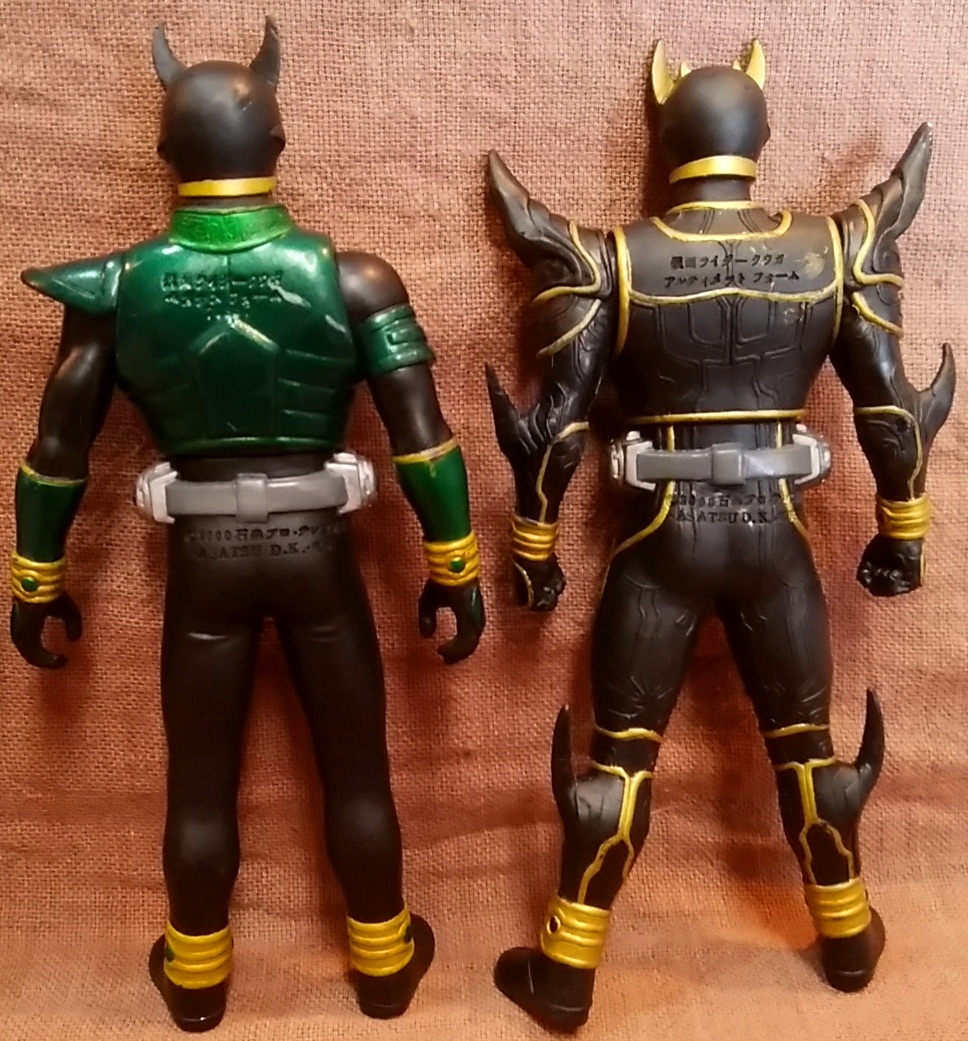 当時物 バンダイ 仮面ライダークウガ グローイング タイタン ペガサス アルティメット フォーム ソフビ フィギュア 4体 まとめて セット(仮面ライダークウガ)｜売買されたオークション情報 ...