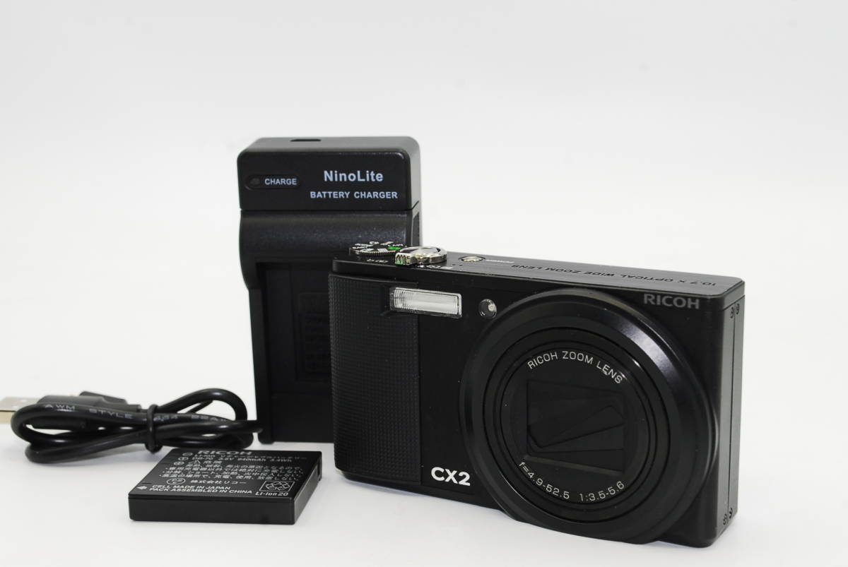 Yahoo!オークション - 20037 極上美品 リコー RICOH CX2 10.7x コンパ...