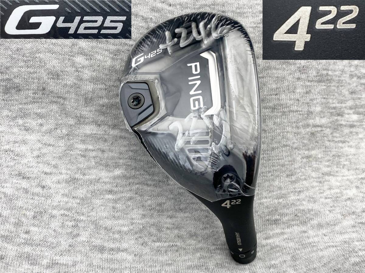 CT246 ツアー支給品 WRX PROTO 2021 PING G425 HYBRID #4 22° リアル 22.5° スペックシート付き TOUR ISSUE(新品)のヤフオク落札情報