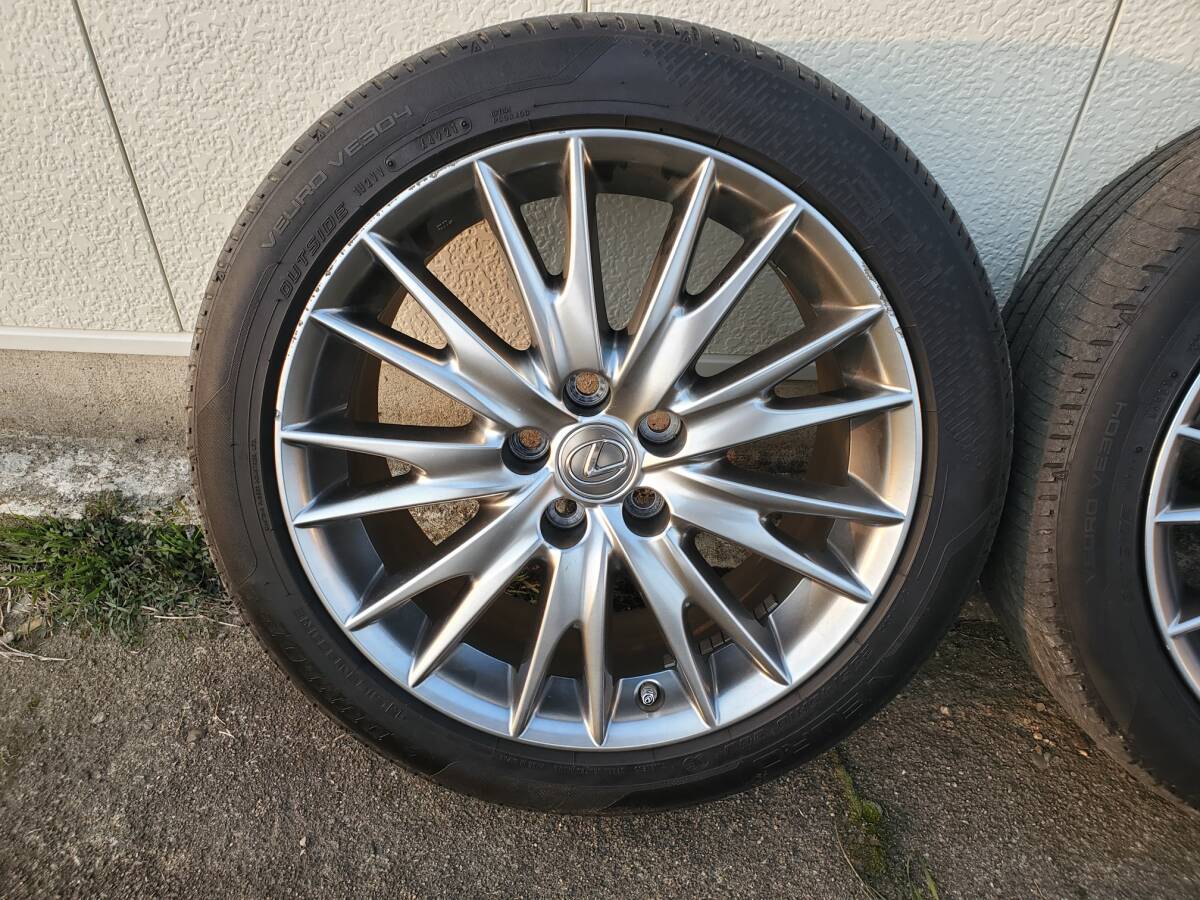 日本代購代標第一品牌【樂淘letao】－★LEXUS レクサス GS 純正ホイール バージョンL 235/45R18 4本セット