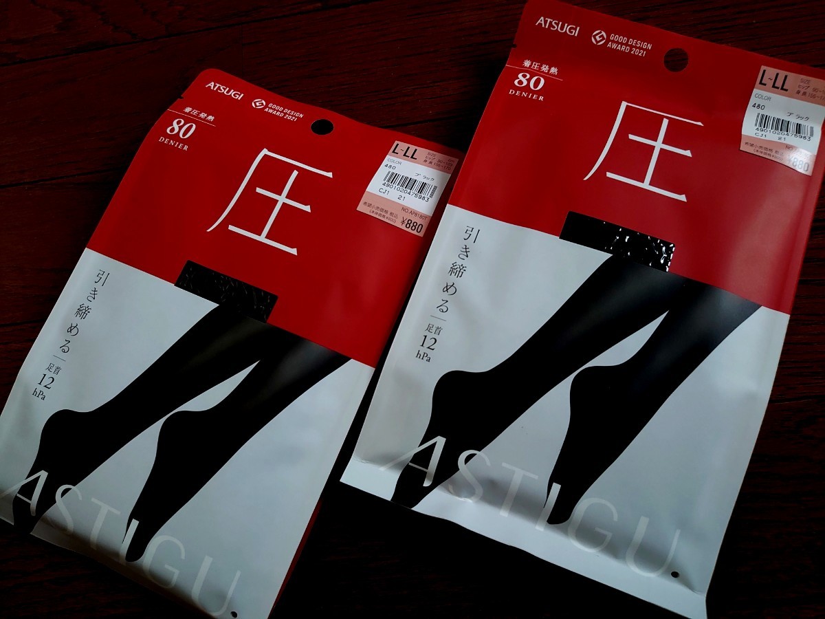 Yahoo!オークション - 新品未使用 アツギ アスティーグ 圧 タイツ ATSU...
