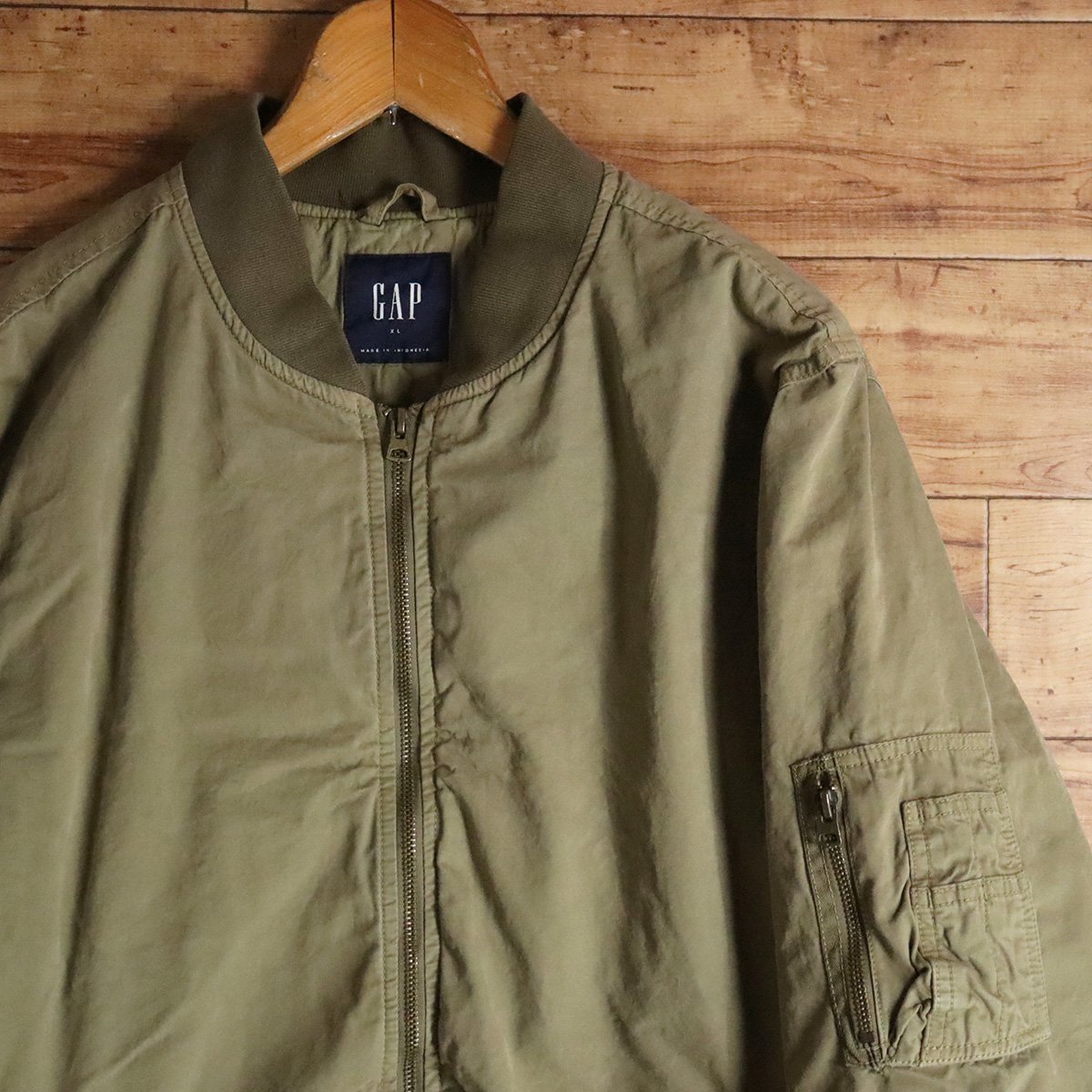 %5T/R1.31-3 GAP ギャップ MA-1 フライトジャケット XLサイズ ボンバージャケット ジャンパー ブルゾン(中古)のオークション落札情報