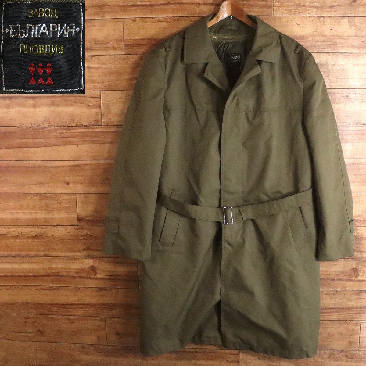 Yahoo!オークション - H2S/Y2.15-2 ヨーロッパ古着 トレンチコート ラ...