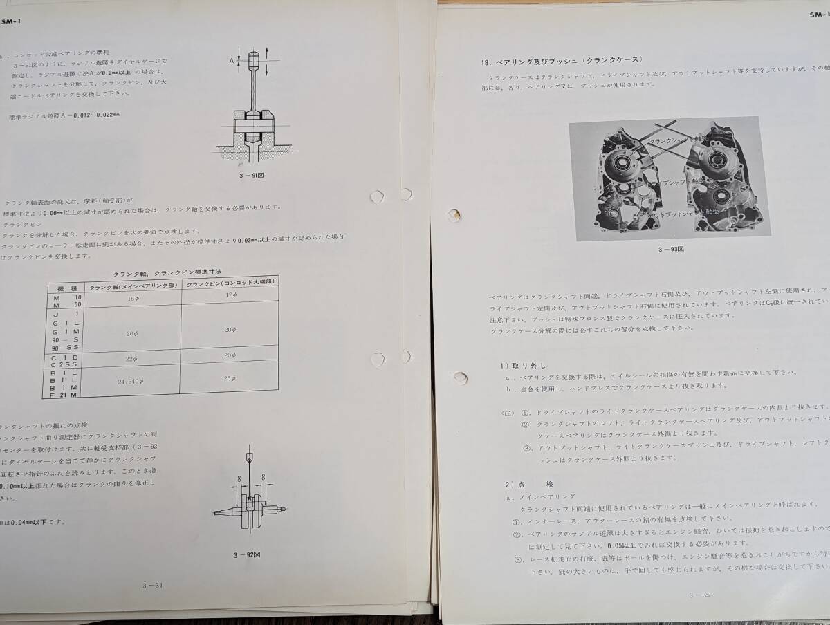 Yahoo!オークション - カワサキ サービスマニュアル SM1 M50 G1L G1M 9...