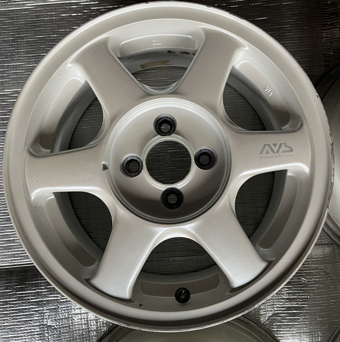 Yahoo!オークション - YOKOHAMA(ヨコハマ) AVS VS-6 15インチ 6.5J PCD...