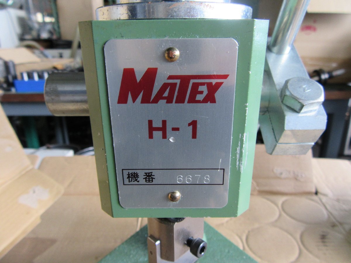 Yahoo!オークション - T2300190 ハンドプレス/手動プレス マテックス精...