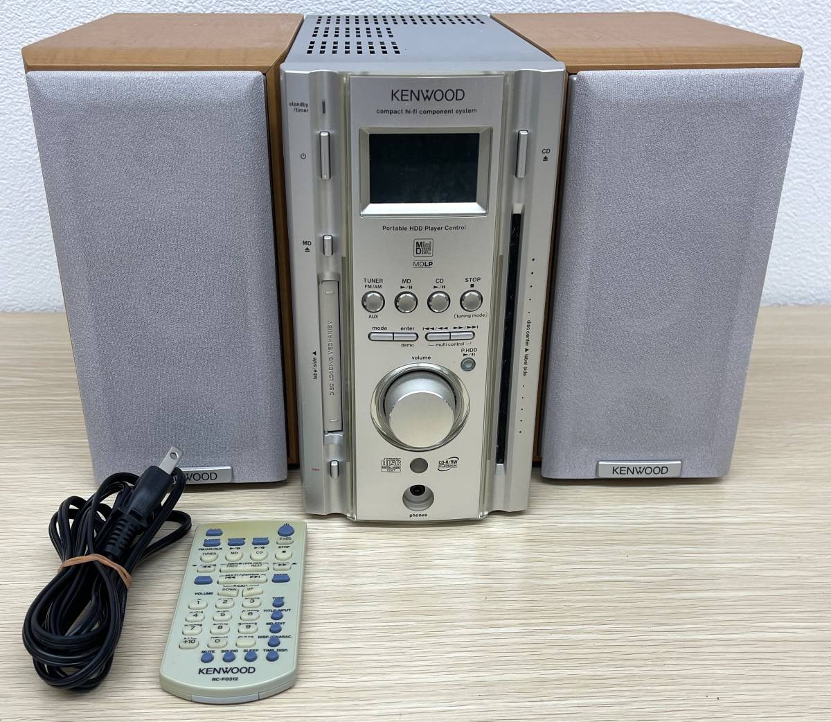 Yahoo!オークション - y353E Kenwood MD・CDミニコンポ RD-ESA5MD LS-E...