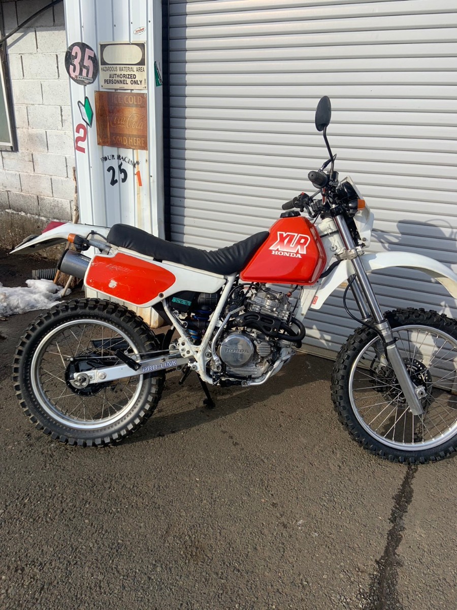 Yahoo!オークション - XLR250 実働車体