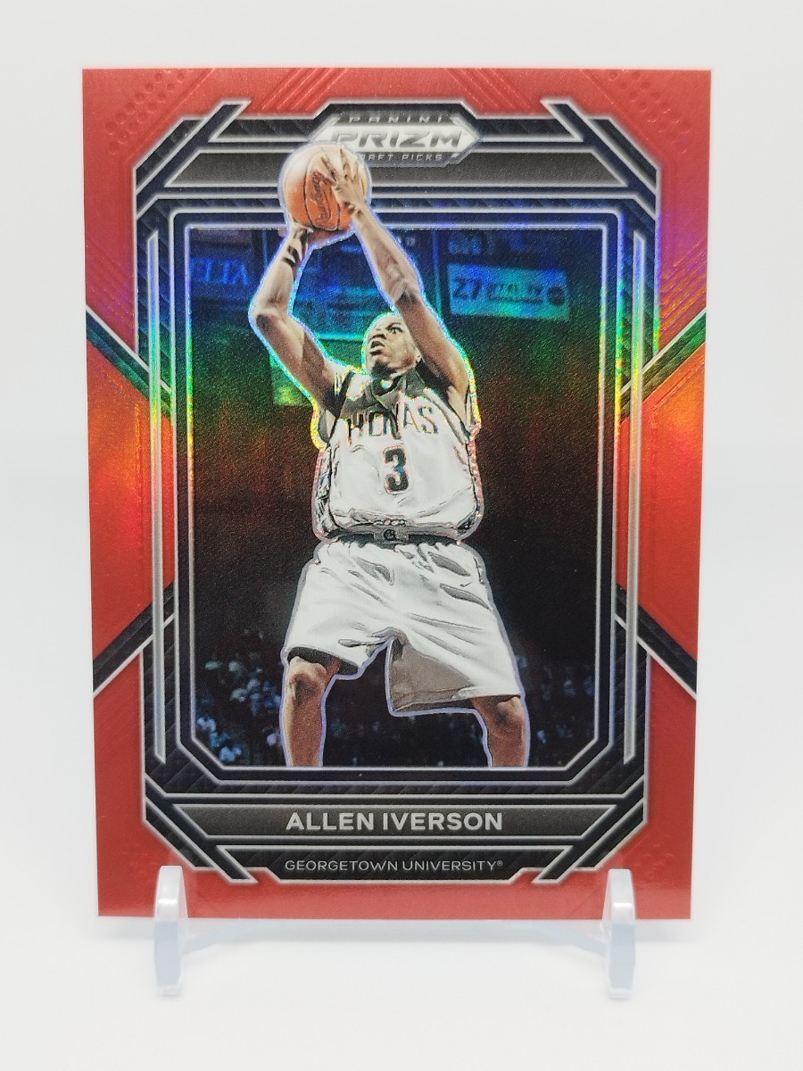 299シリ アレン アイバーソン 23-24 Panini Prizm Draft Picks ALLEN IVERSON RED PRIZM NBAレジェンド(その他)｜売買された ...