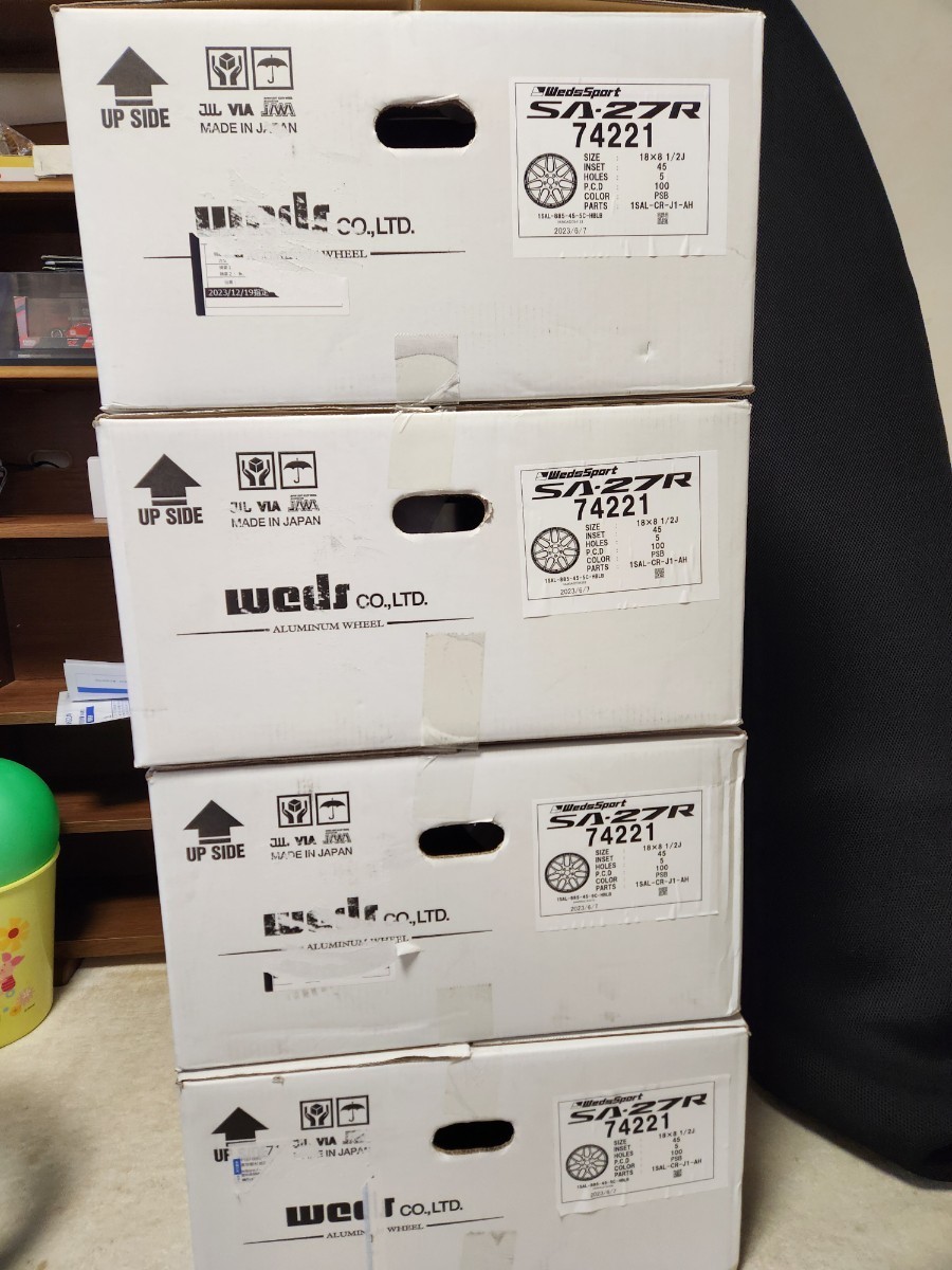 Yahoo!オークション - ウェッズスポーツ SA-27R PSB 18インチ 8.5J ＋4...