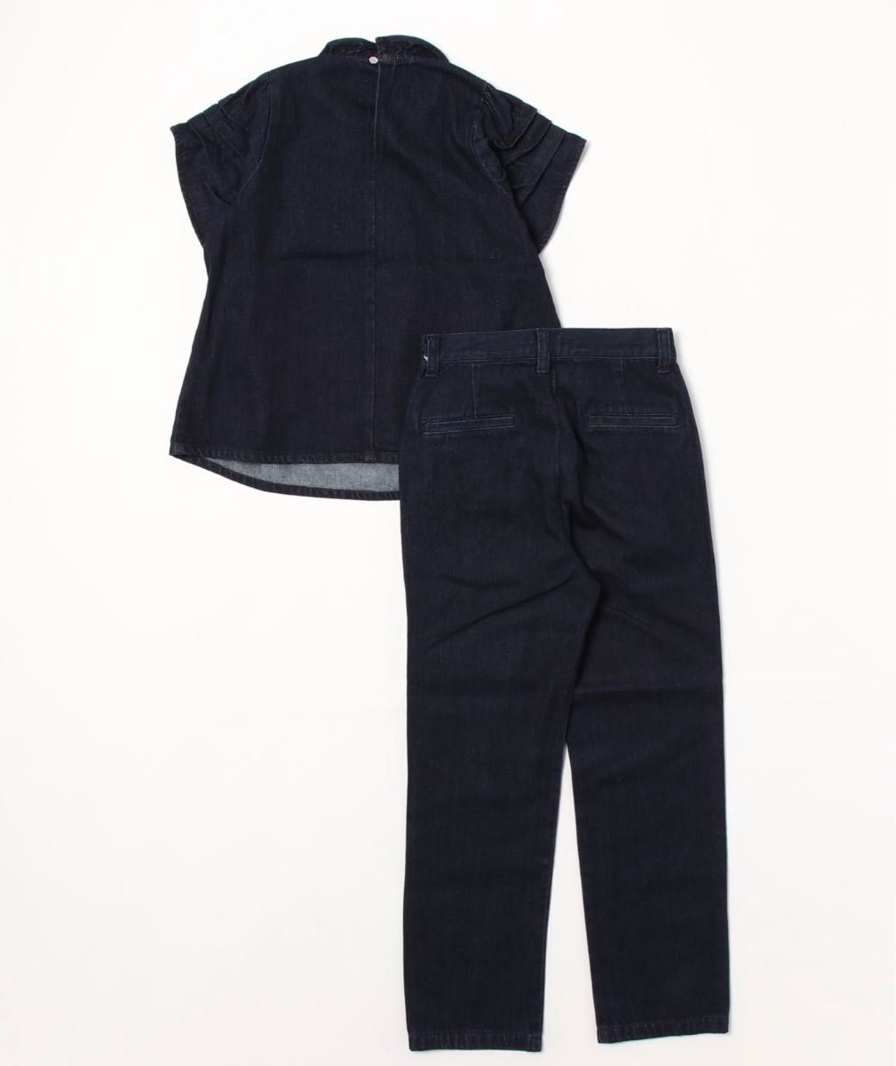ameri vintage アメリ デニム セットアップ インディゴブルー 26 ameri vintage アメリ デニム セットアップ インディゴブルー 26