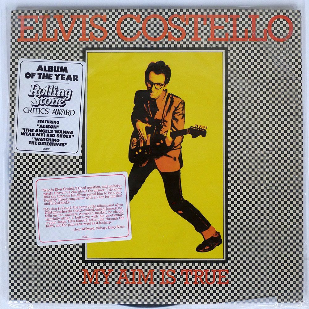 Yahoo!オークション - 米 ELVIS COSTELLO/MY AIM IS TRUE/COLUMBIA JC3...