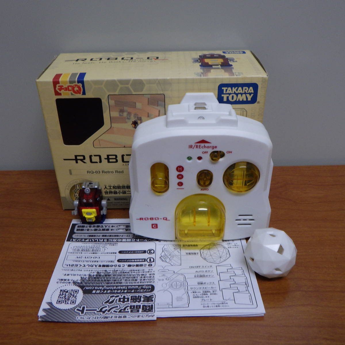 Yahoo!オークション - チョロQ ROBO-Q ロボQ RQ-03 Retro Red 人工知能...