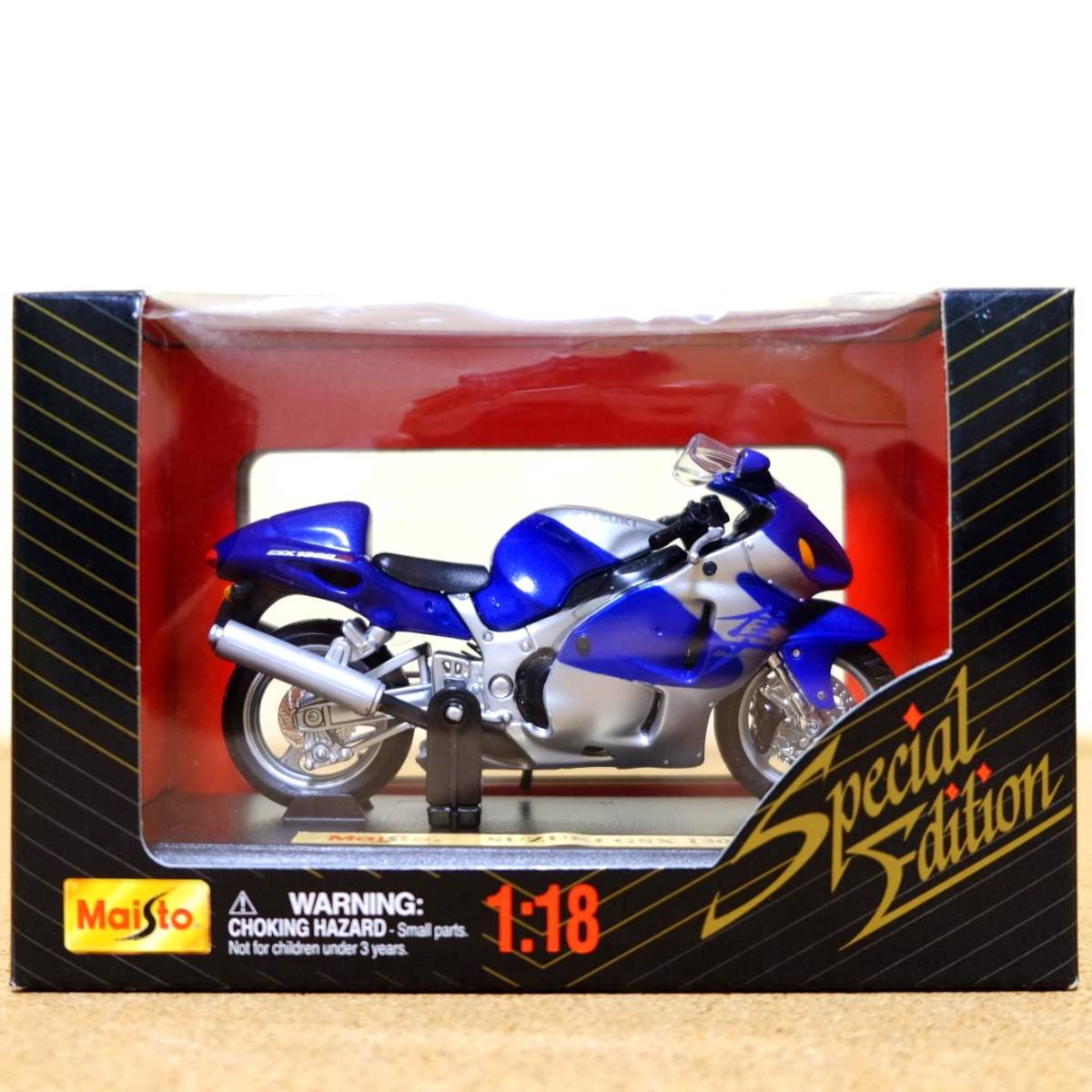 Yahoo!オークション - 【Maisto】SUZUKI GSX 1300R BLU 1 18 [0497]
