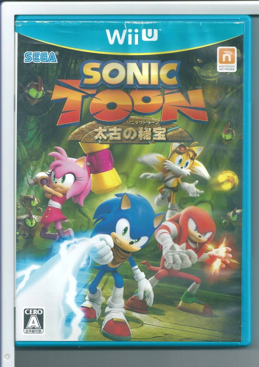 日本代購代標第一品牌【樂淘letao】－☆Wii U ソニックトゥーン 太古の秘宝 説明シートなし ジャンク