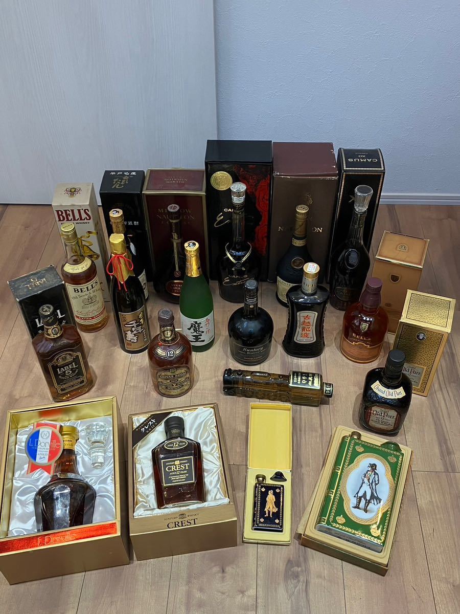 B/再616 古酒まとめ カミュXO エクストラ サントリーリザーブ クレスト ナポレオン(カミュ)｜売買されたオークション情報、yahooの商品情報をアーカイブ公開 - オークファン ...