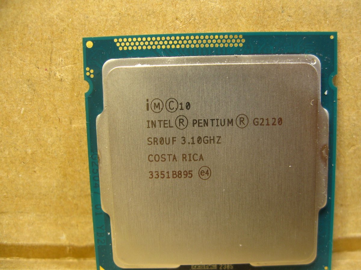 Yahoo!オークション - Intel Pentium G2120 3.10GHz SR0UF 2コア 3M 5...