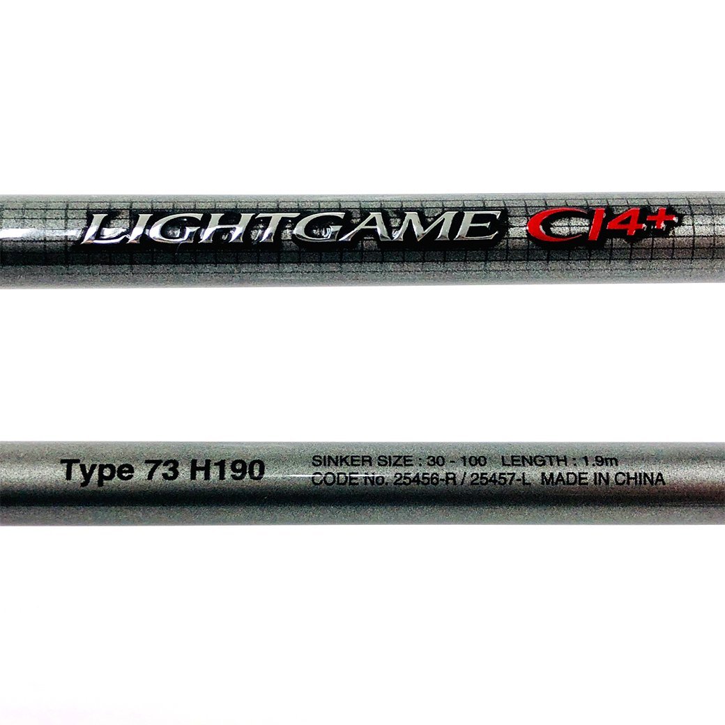 Yahoo!オークション - 【美品】シマノ ライトゲーム Ci4 タイプ73 H190...