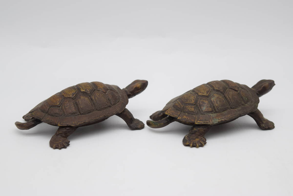 亀 添配 銅製置物 飾り 2個セット 盆栽道具 盆景 銅器 金属工芸 総重量412g(その他)｜売買されたオークション情報、yahooの商品情報をアーカイブ公開 - オークファン（aucfan ...