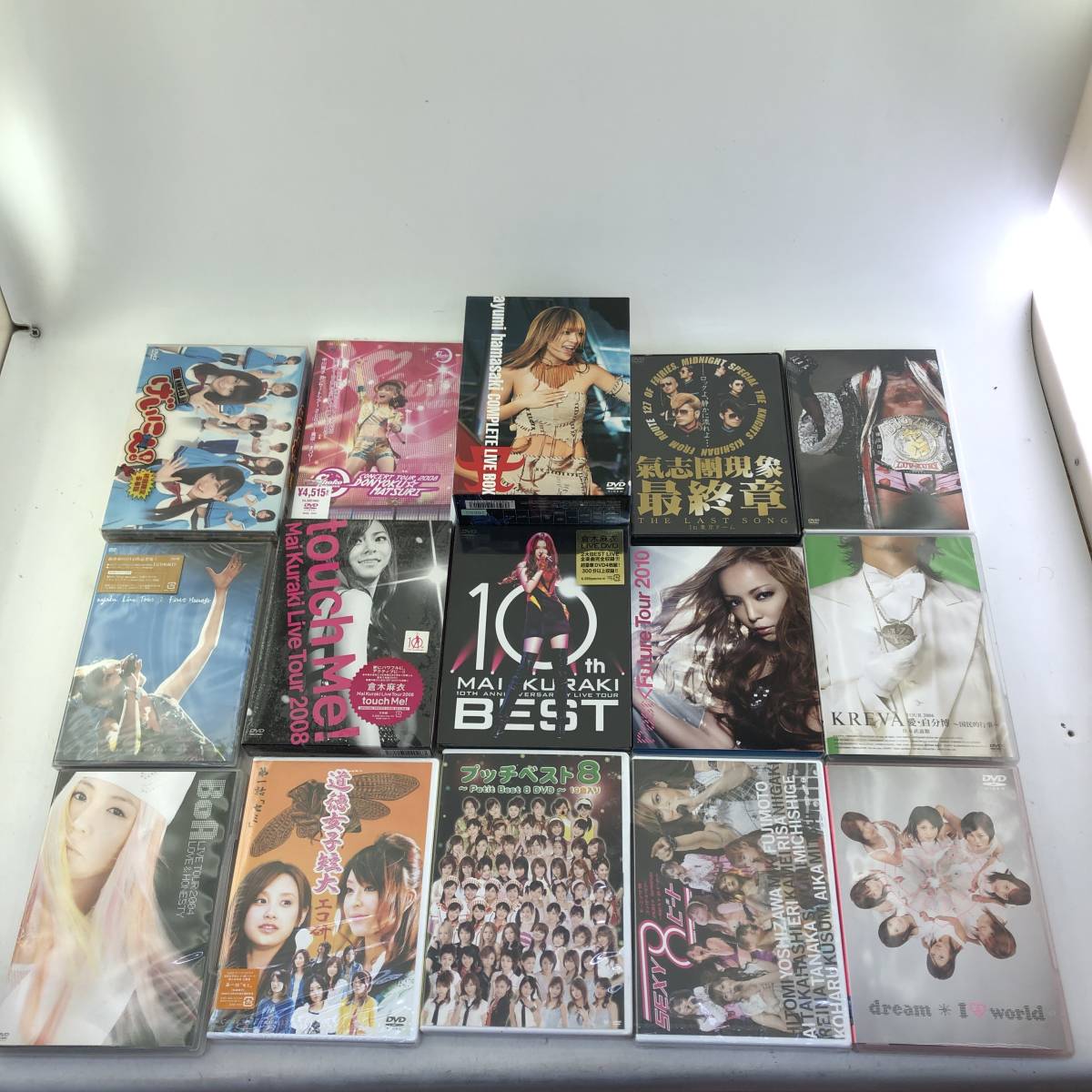 大量68点セット 邦楽 DVD Blu-ray等 まとめ/浜崎あゆみ ayumi hamasaki COMPLETE LIVE BOX/安室奈美恵/KREVA/綾香/AKB48/倉木麻衣等 ...